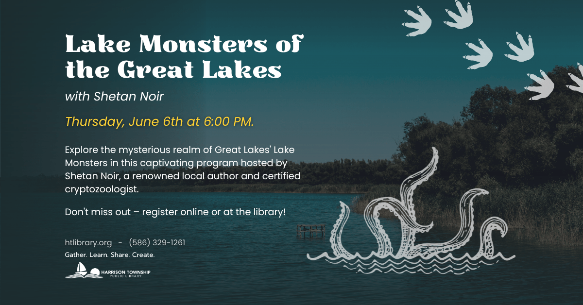 Great Lake Monsters – June (1200 x 628 px) – Harrison Township Public ...
